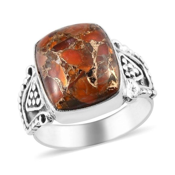 Jewelry | Artisancrafted Matrix Fire Opal Ring In Sterling | Poshmark